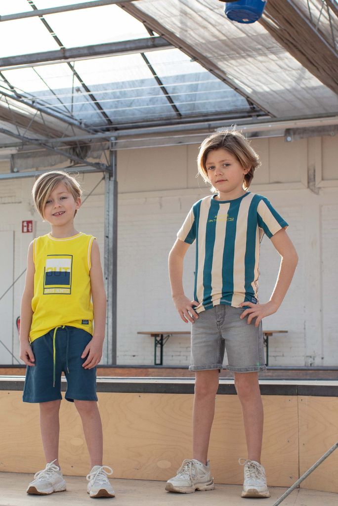 Quapi Boys Fergus Stripe T-Shirt | Boys Designer Tees