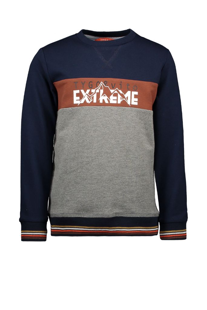 Boys Blue Fleece Sweat | Boys Jumper | TYGO&vito
