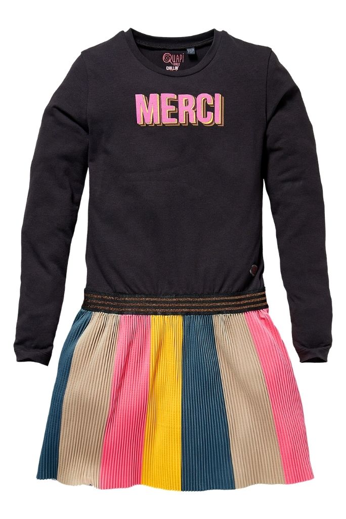 Girls Pleated Dress Karen by Quapi | On Sale Now