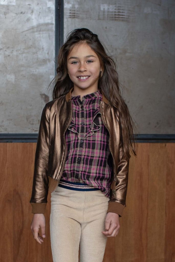 Girls Bomber Jacket Kemi by Quapi | Kids Bomber Jacket